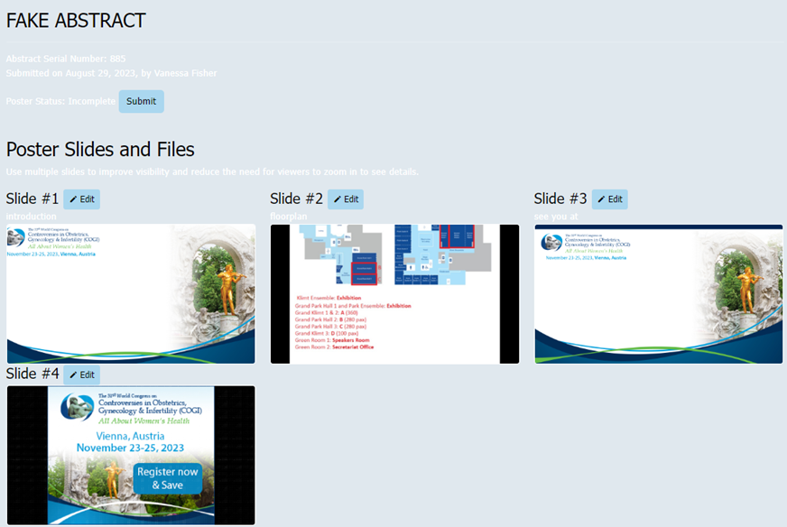 E-poster Presentation Preparation Instructions – COGI – The ...